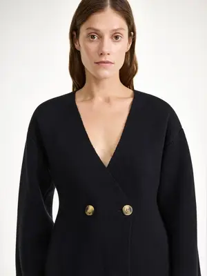 BY MALENE BIRGER Tinley Wool-blend Cardigan - Black