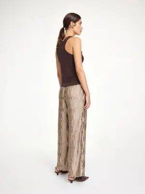 BY MALENE BIRGER Letita Wide-leg Trousers - Cobblestone
