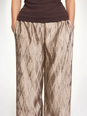 BY MALENE BIRGER Letita Wide-leg Trousers - Cobblestone