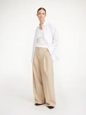 BY MALENE BIRGER Cymbaria High-waisted Trousers - Cinnamon Brown