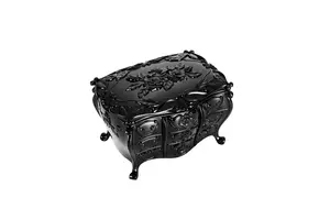 Anna Sui Decorative Makeup Box With Mirror - Black
