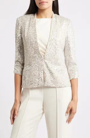 Eliza J Sequin Blazer