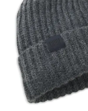Hugo Boss Hero Ribbed Beanie - Charcoal