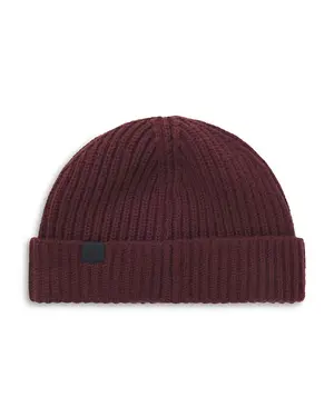 Hugo Boss Hero Ribbed Hat - Dark Red
