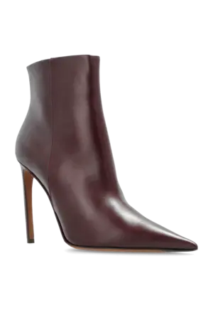 Dolce & Gabbana Leather Heeled Ankle Boots