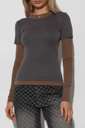 MISBHV Double-layered Ribbed Top