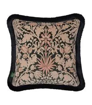 HOUSE OF HACKNEY Velvet Hyacinth Novellus Fringed Cushion - Black