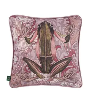 HOUSE OF HACKNEY Hemp Golden Lily Amphibia Cushion - Pink