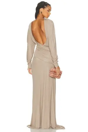 Christopher Esber Vala Jersey Drape Dress