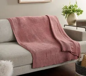 Barefoot Dreams As Is Cozychic 54x72 Stacked Ribbed Throw - One-color