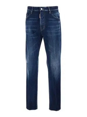 Dsquared2 642 Jeans With Logo Patch