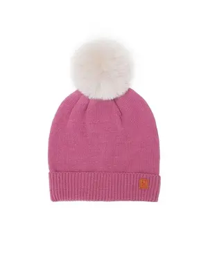 NORTHERN CLASSICS Knit Pom Hat - Rose Pink