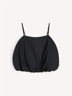 BY MALENE BIRGER Mia Organic Cotton Top - Black