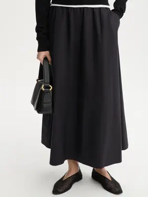 BY MALENE BIRGER Pheobes Maxi Skirt - Black
