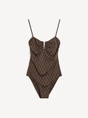 BY MALENE BIRGER Cocesa One-piece Swimsuit - Dark Mahogany
