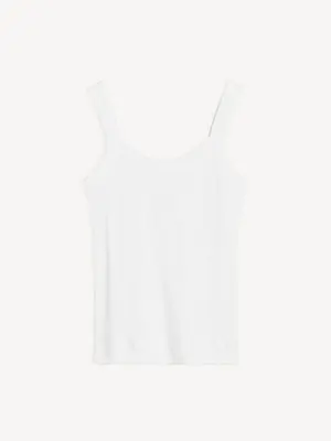 BY MALENE BIRGER Frillio Tank Top Pure White