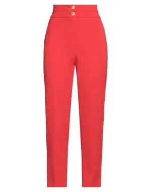 NENETTE Tapered Crepe Pants - Red