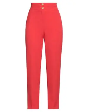 NENETTE Tapered Crepe Pants - Red