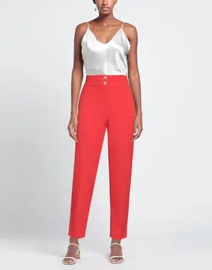 NENETTE Tapered Crepe Pants - Red