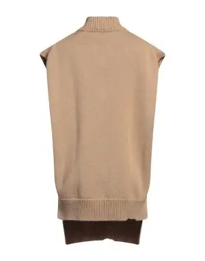 MAISON MARGIELA Sleeveless V-neck Sweater - Beige