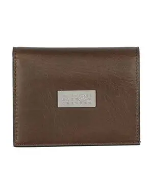 MAISON MARGIELA Wallet Dark Cow Leather - Brown