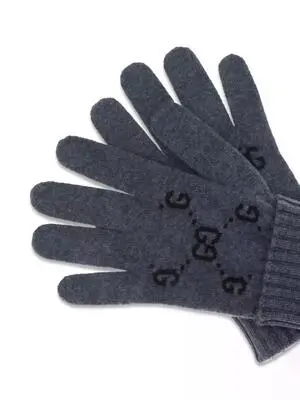 Gucci Logo-pattern Gloves