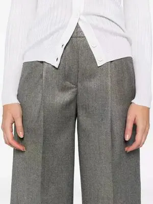Peserico Metallic Wide-leg Pants