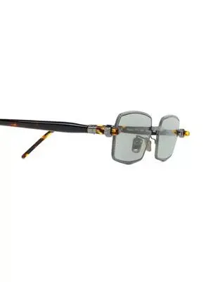 KUBORAUM P73 Rectangle-frame Sunglasses - Black