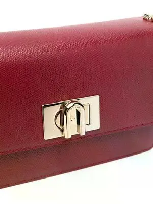 Furla Foldover Leather Crossbody Bag
