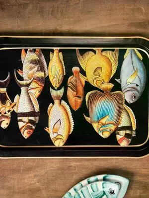 LES-OTTOMANS Fishes Serving Tray
