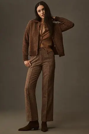 Central Park West Chenille Cardigan Sweater