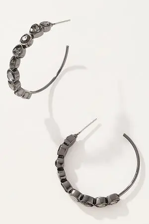 Crystal Hoop Earrings