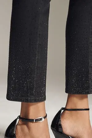 Ag Mari Embellished Mid-rise Straight Jeans - Glasgow Constellation