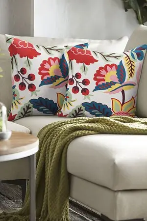 GAURI KOHLI Zagreb Pillow - Multicolor