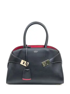 FERRAGAMO Ferragamo Hug Th Bag - Black