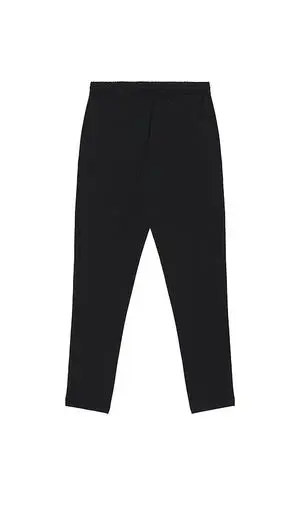 LES DEUX Como Tapered Drawstring Pants In Black