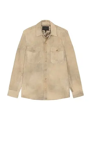 Paige Peyman Suede Jacket - Light Grey