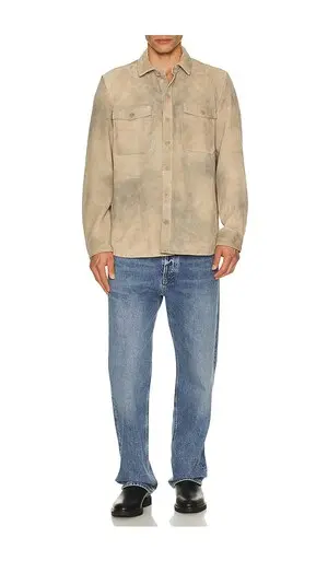 Paige Peyman Suede Jacket - Light Grey