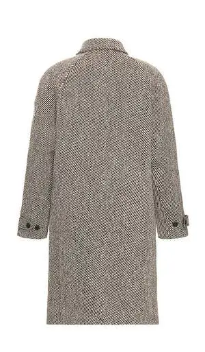 LES DEUX Michael Twill Wool Coat