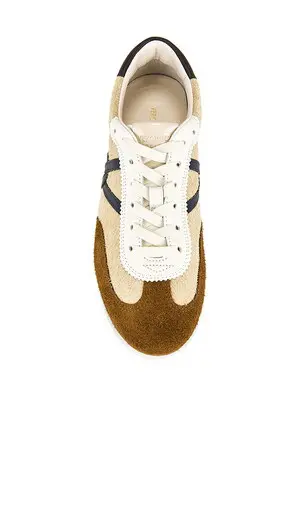 Veronica Beard Riviera Sneaker - Sand  Hazelwood & Black