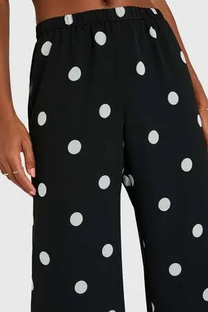 Amanda Uprichard Mariko Polka Dot Pants