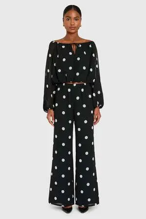 Amanda Uprichard Mariko Polka Dot Pants