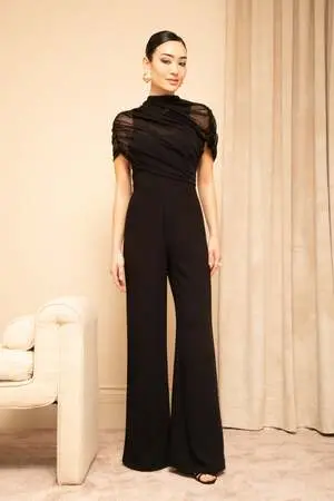 Amanda Uprichard Evianna Jumpsuit - Black