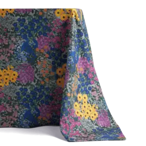 SOPHIE WILLIAMSON DESIGN Tablecloth Pré Fleuri - Blue