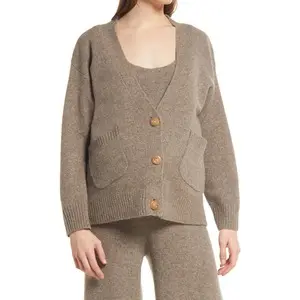 EMILIA GEORGE Renee Wool Cardigan