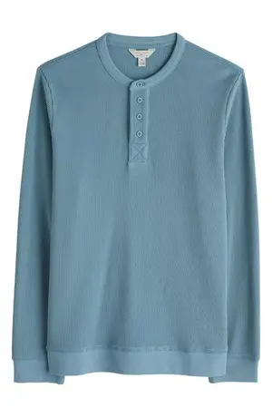 SEASALT CORNWALL Brigantine Waffle Knit Henley