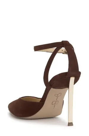 Jessica Simpson Kalynia Ankle Strap Pump - Walnut Torsue