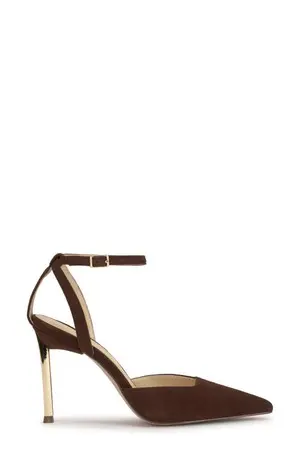 Jessica Simpson Kalynia Ankle Strap Pump - Walnut Torsue