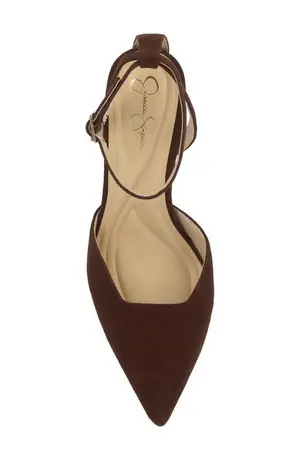 Jessica Simpson Kalynia Ankle Strap Pump - Walnut Torsue