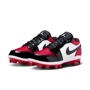 JORDAN 1 Retro Mcs Low Baseball Cleats - Red